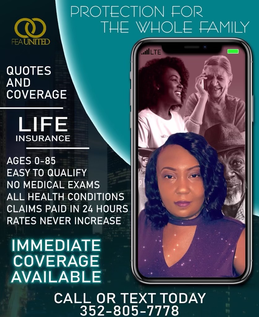 Life Covered. Apply for insurance in seconds - Tamara Watkins-Small